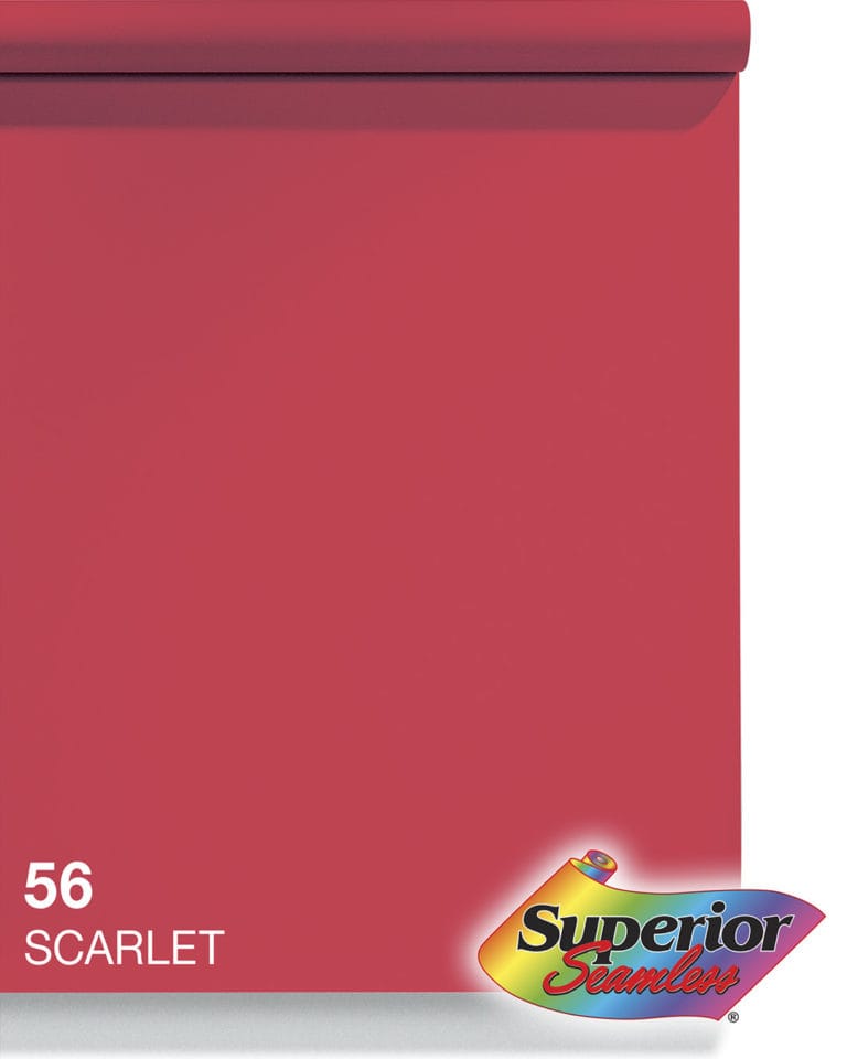 Superior Seamless Scarlet #056 Photography Backdrop Paper