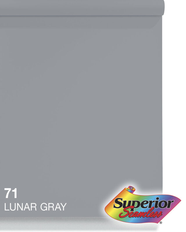 Superior Seamless Lunar Gray #071 Photography Backdrop Paper