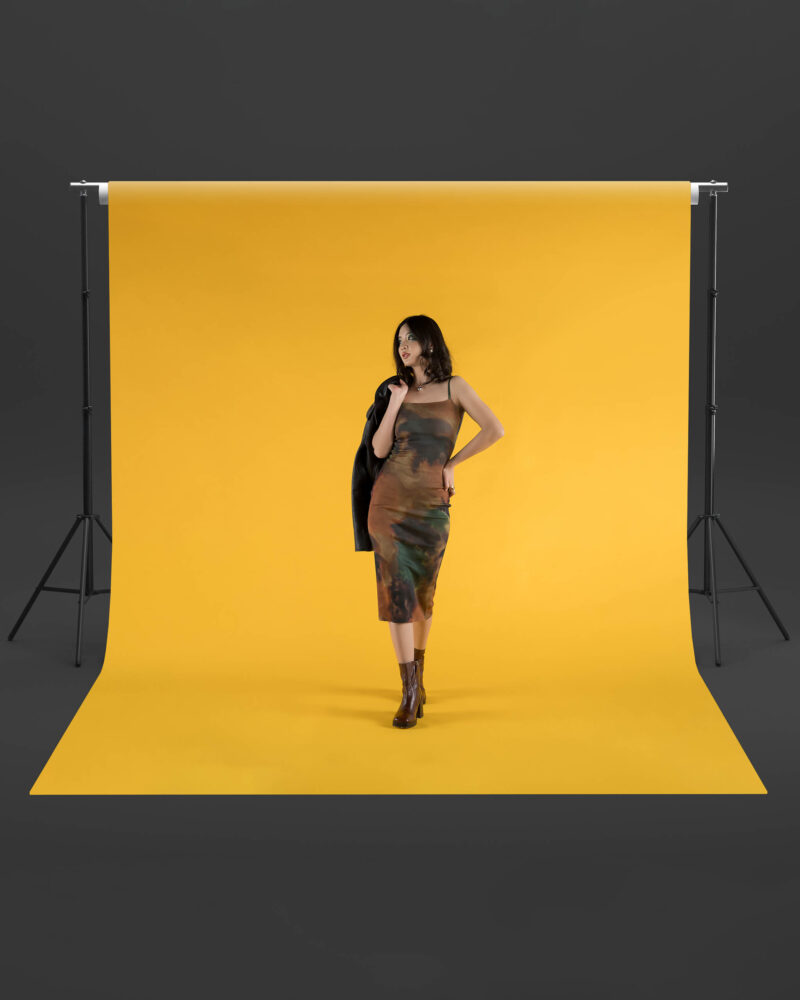 IndusLite Mustard Paper Backdrop Roll (INDL-04)