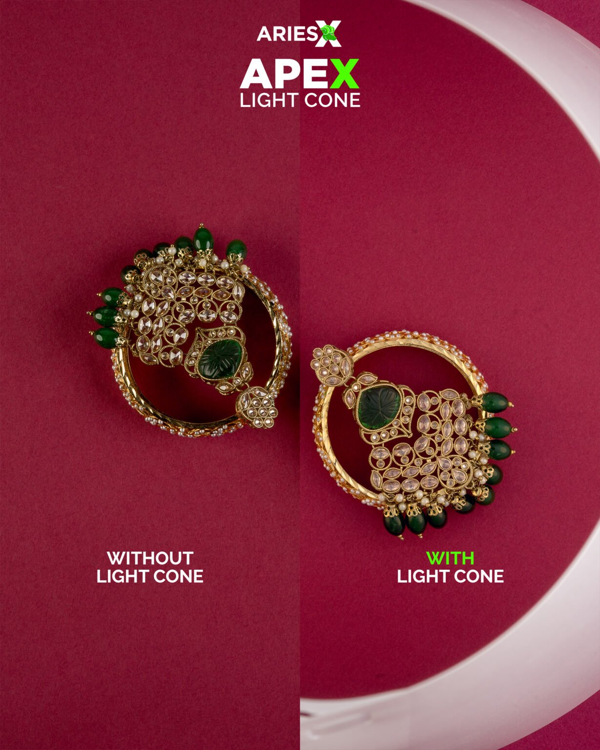 AriesX Apex Light Cone for Product Photography (Large)